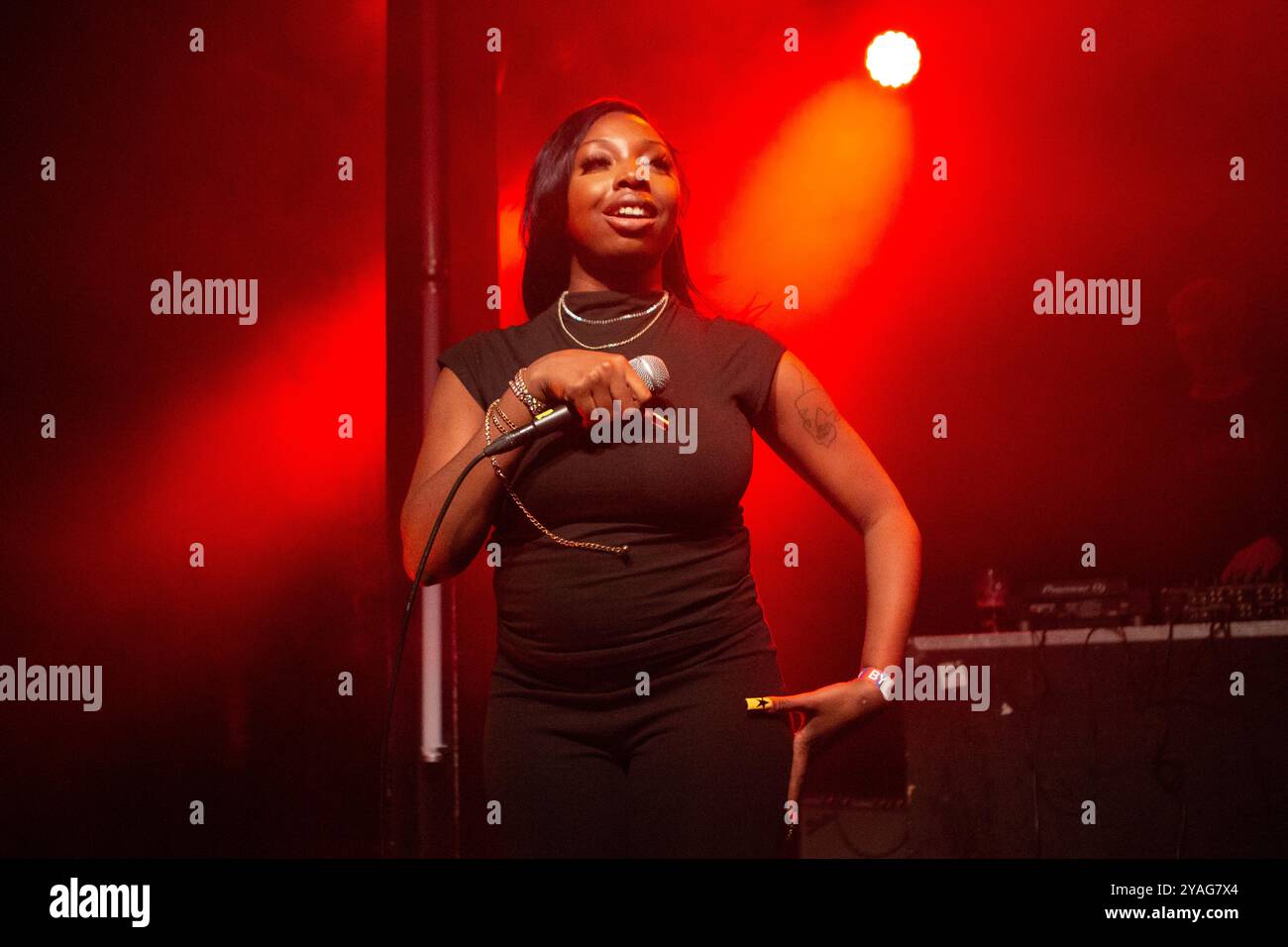 Oslo, Norway. 13th, September 2024. The American rapper Vayda performs ...