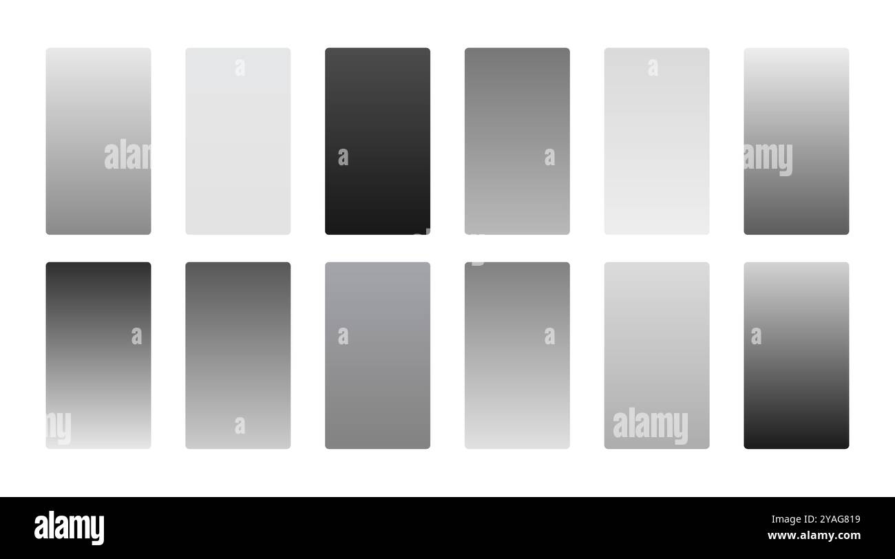 set of abstract grey color shade palette background for modern backdrop ...