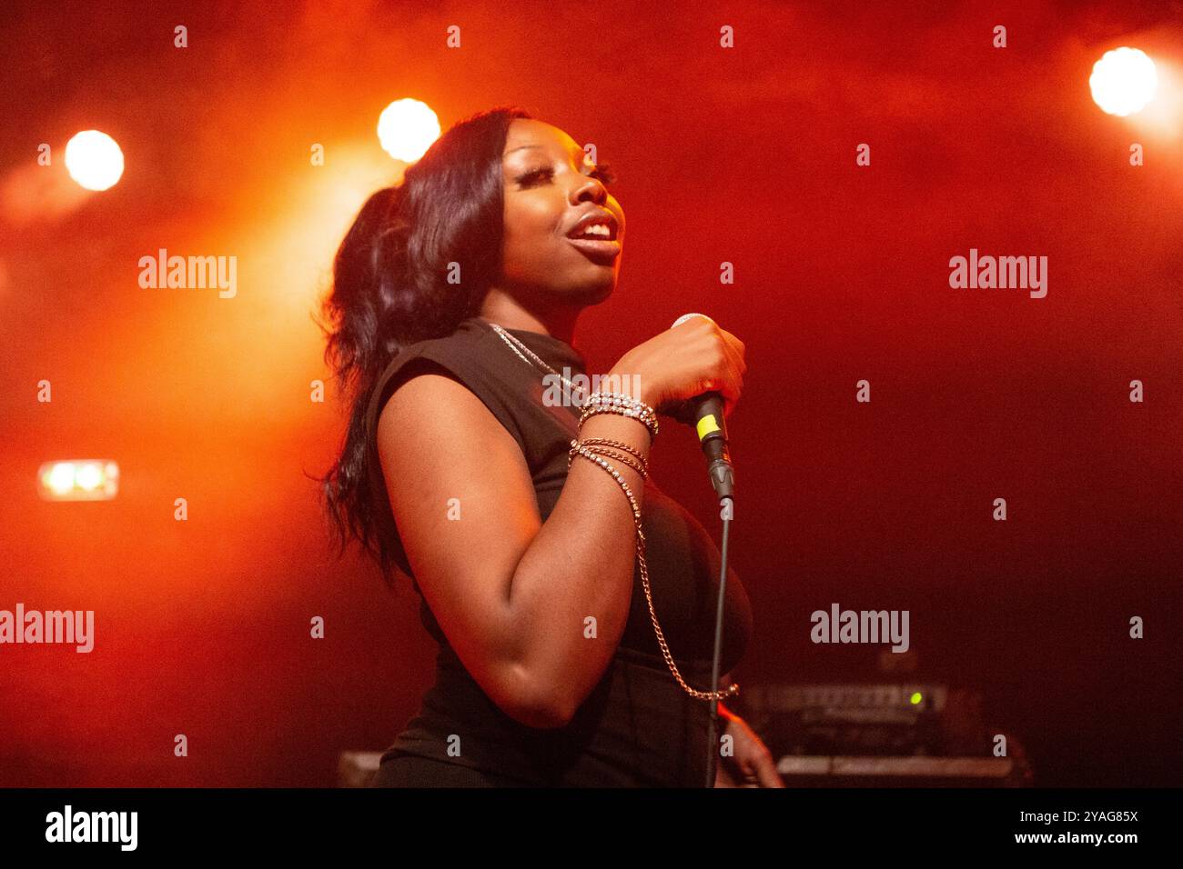 Oslo, Norway. 13th, September 2024. The American rapper Vayda performs ...