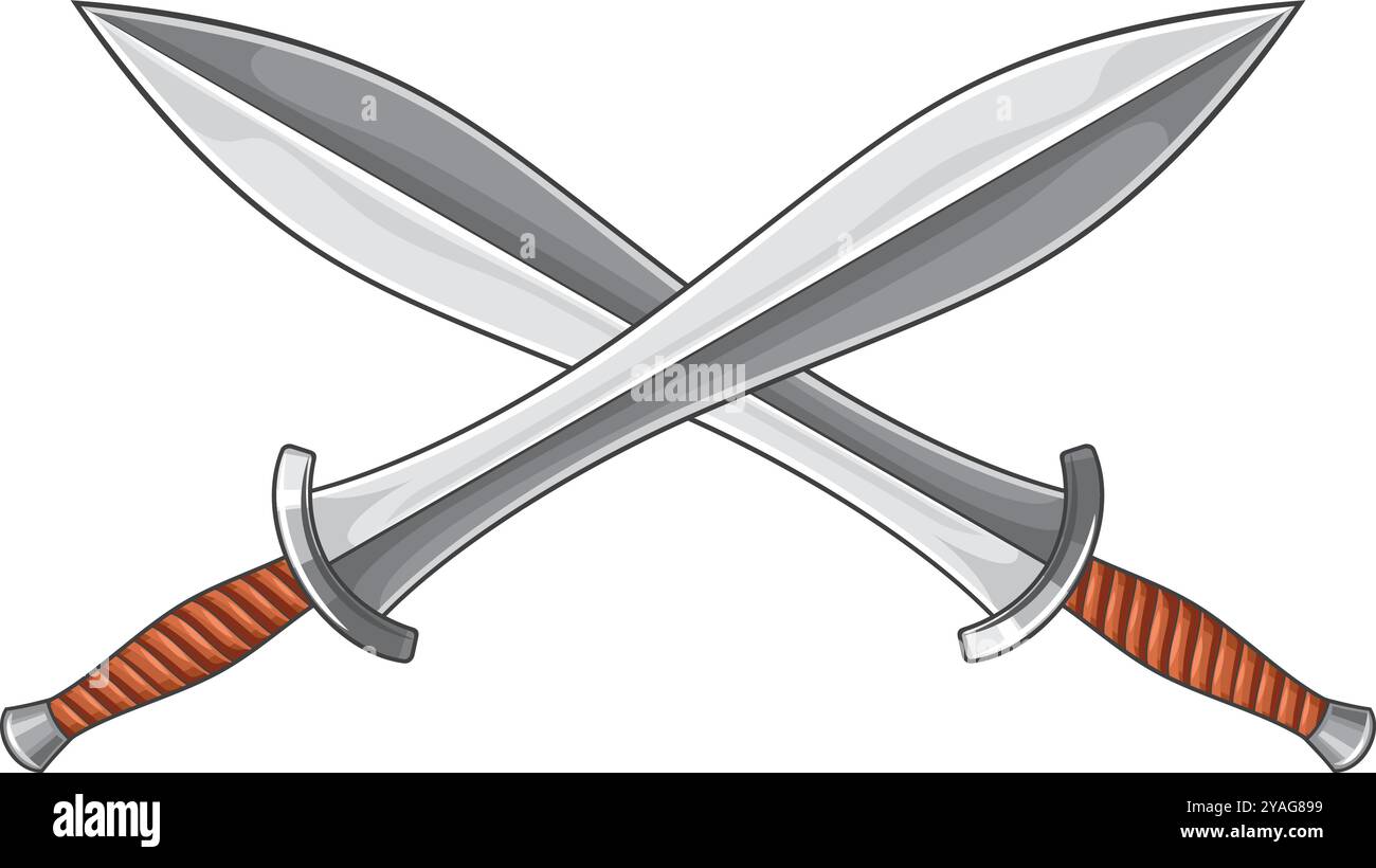 Crossed spartan swords hi-res stock photography and images - Alamy