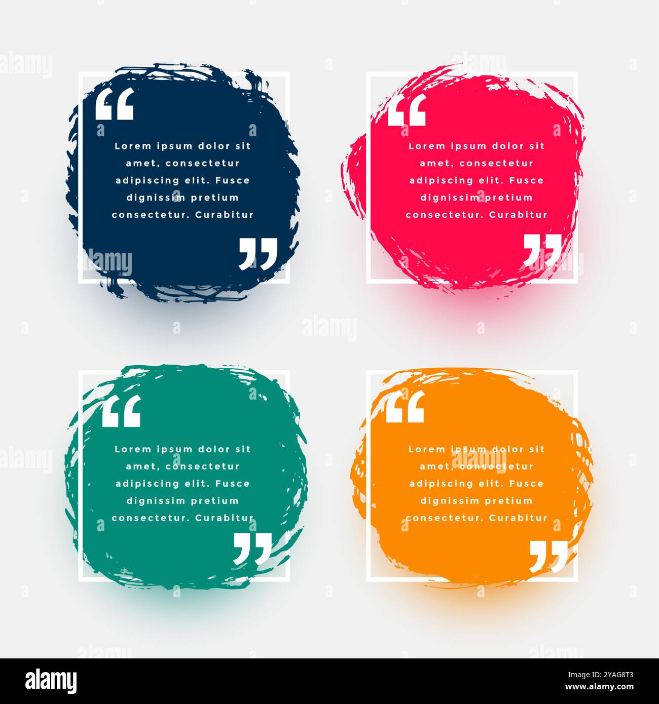 collection of double inverted comma mark template for web communication ...