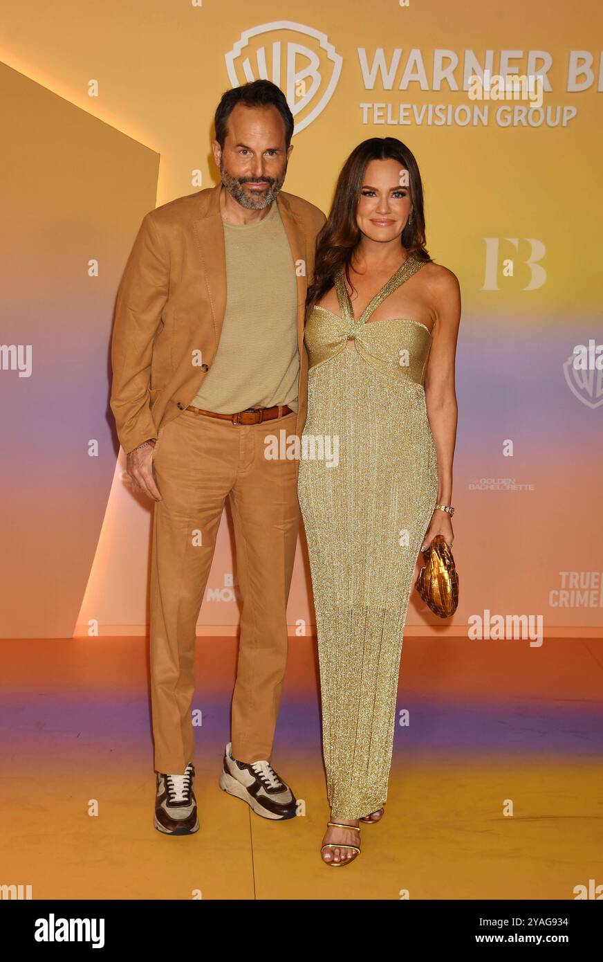 LOS ANGELES, CALIFORNIA - OCTOBER 10: (L-R) Seth Marks and Meredith ...