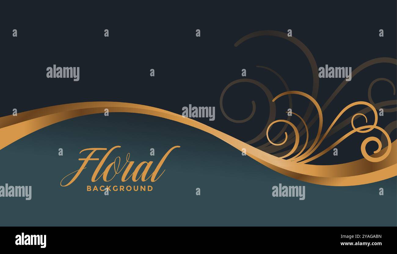 elegant and decorative floral swirl art backdrop a perfect ornament ...