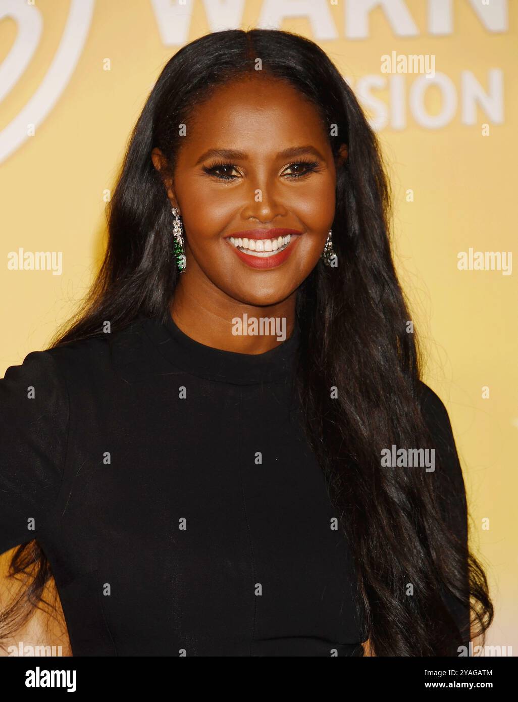 LOS ANGELES, CALIFORNIA - OCTOBER 10: Ubah Hassan attends the Warner ...