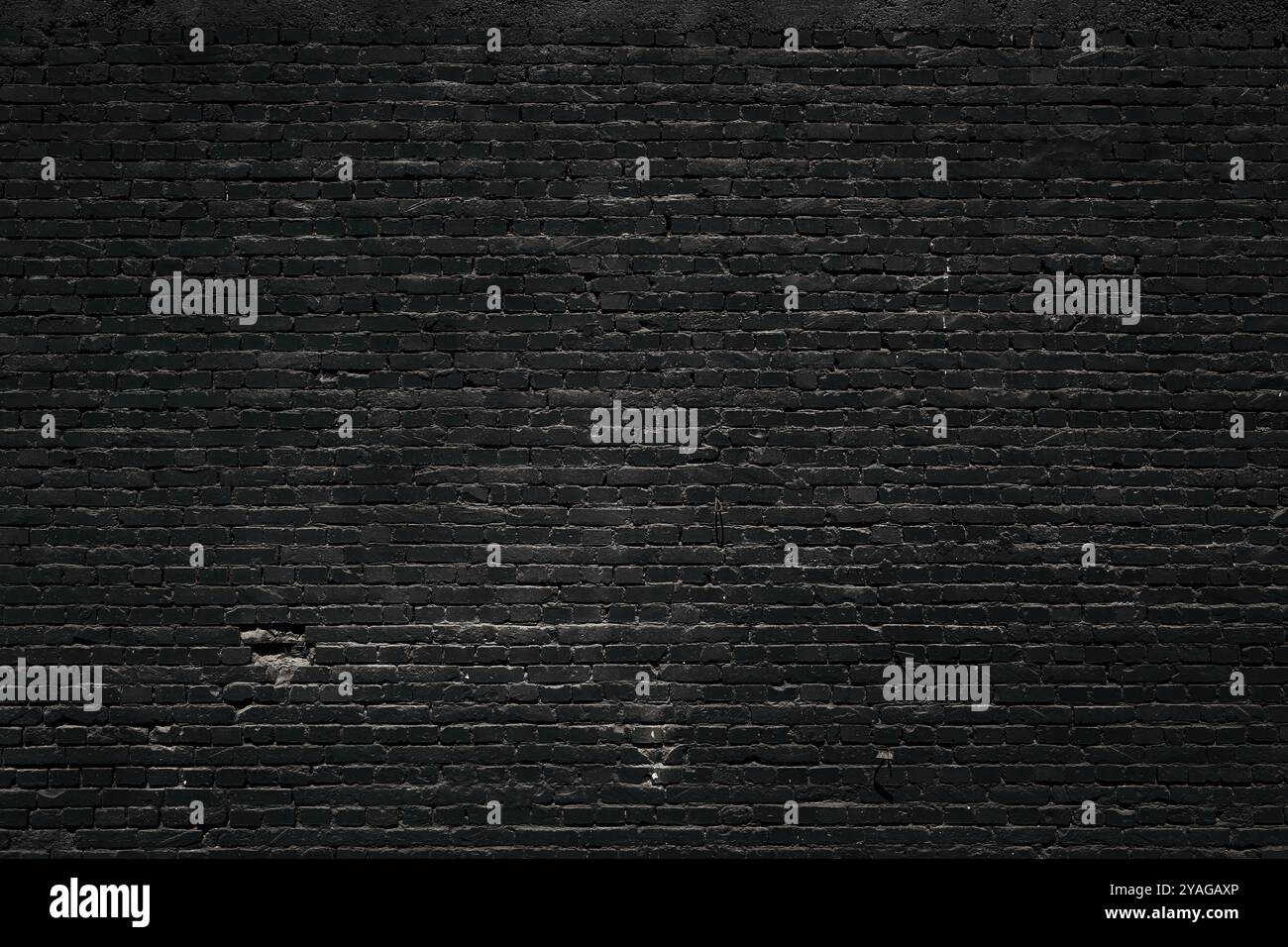 Black brickwall texture, brick facade pattern as background and design ...