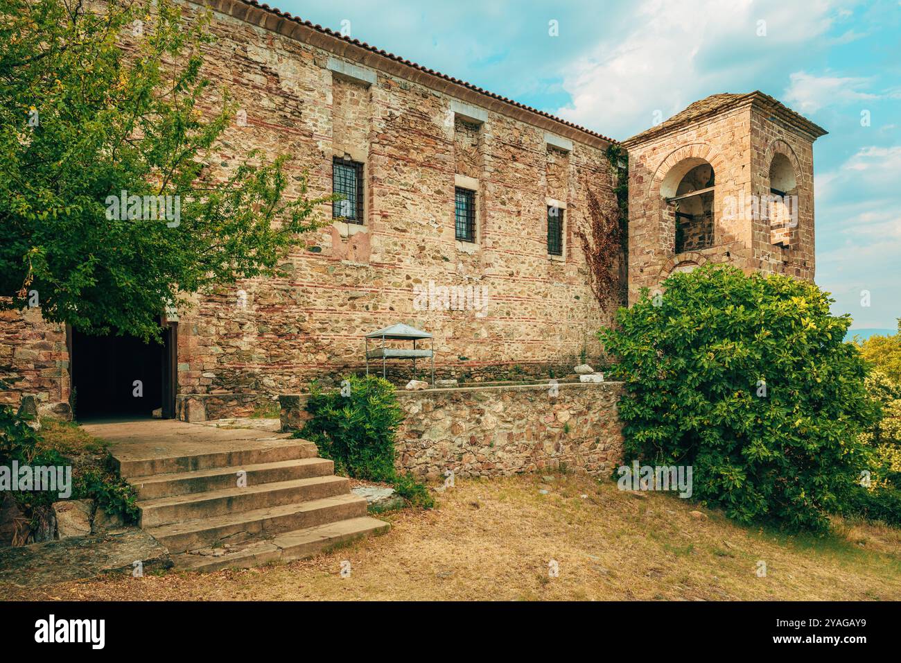 St. Ilija Church in Dojran in North Macedonia, selective focus Stock ...