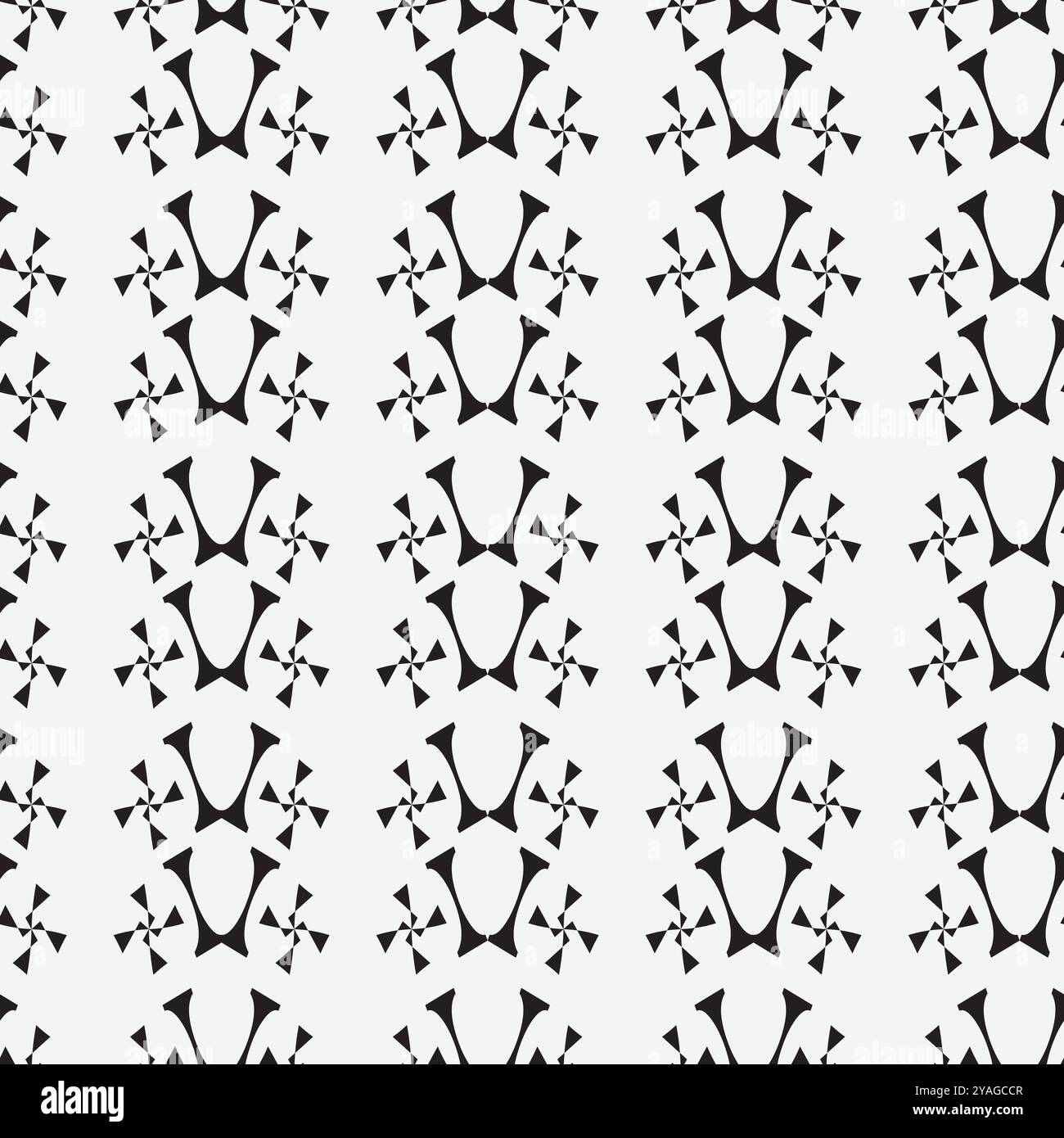 Simple minimalist geometric seamless pattern. Abstract monochrome ...