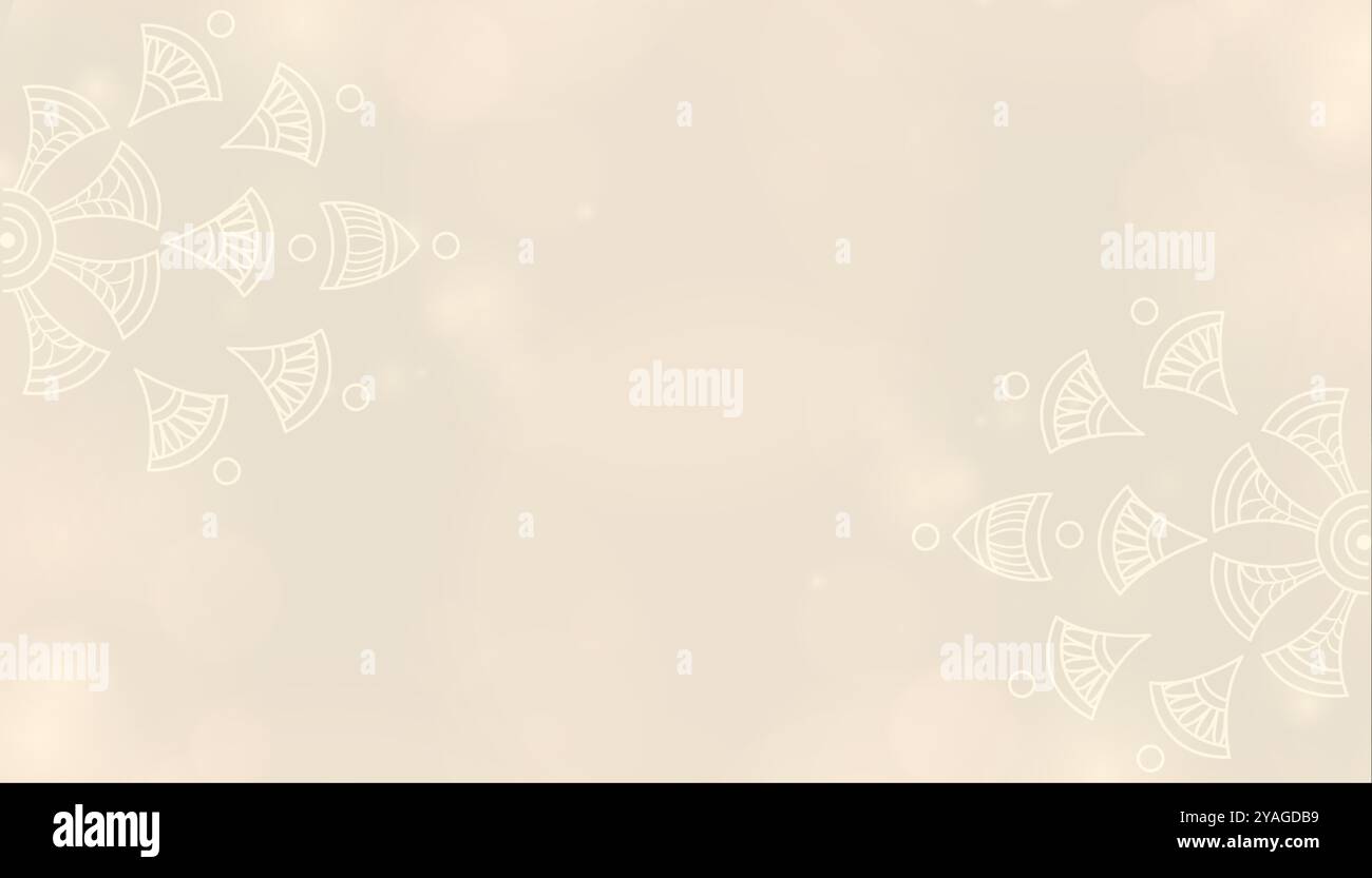 eye catching filigree floral art background in vintage style vector ...