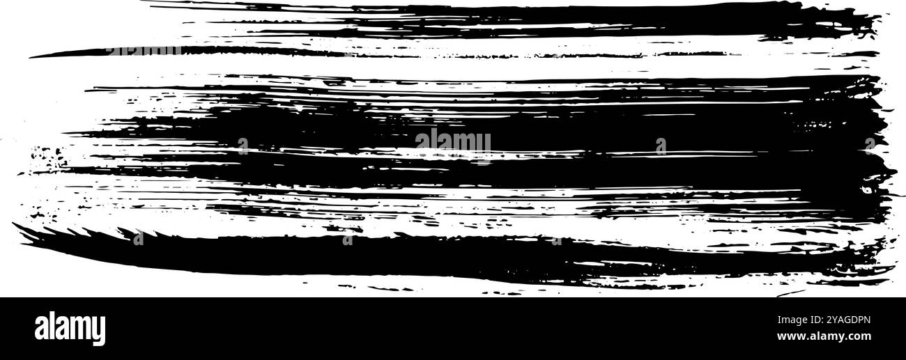 Dry Brush Ink Vector Stroke Stock Vector Image & Art - Alamy