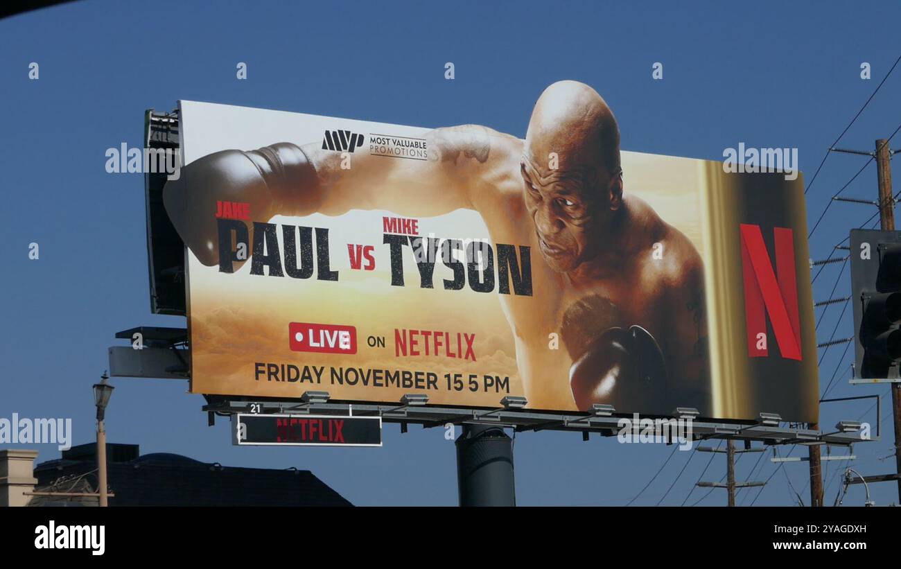 Los Angeles, California, USA 10th October 2024 Jake Paul Vs. Mike Tyson ...
