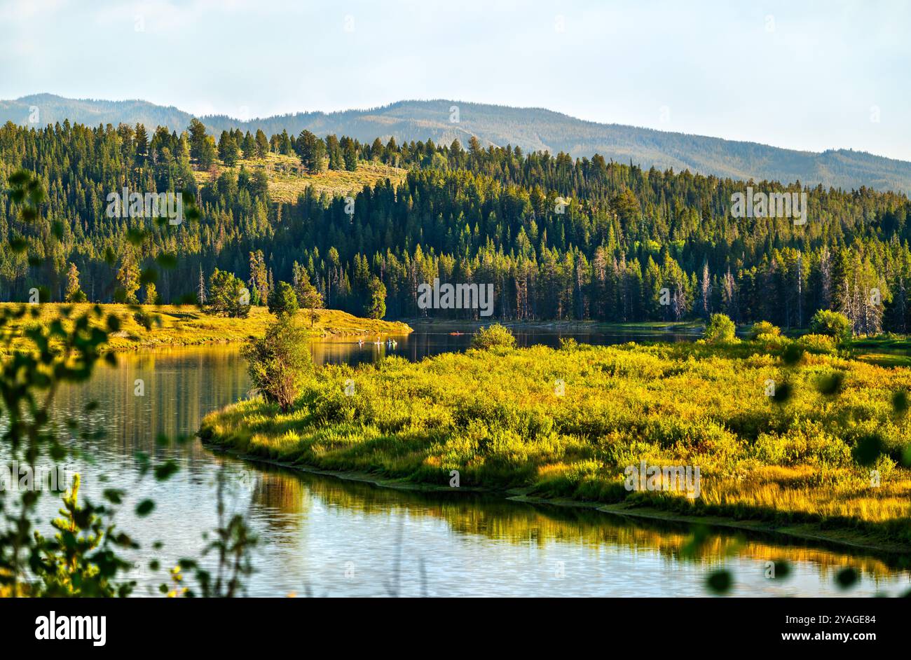 Oxbow Bend of the Snake River in Grand Teton National Park in Wyoming ...
