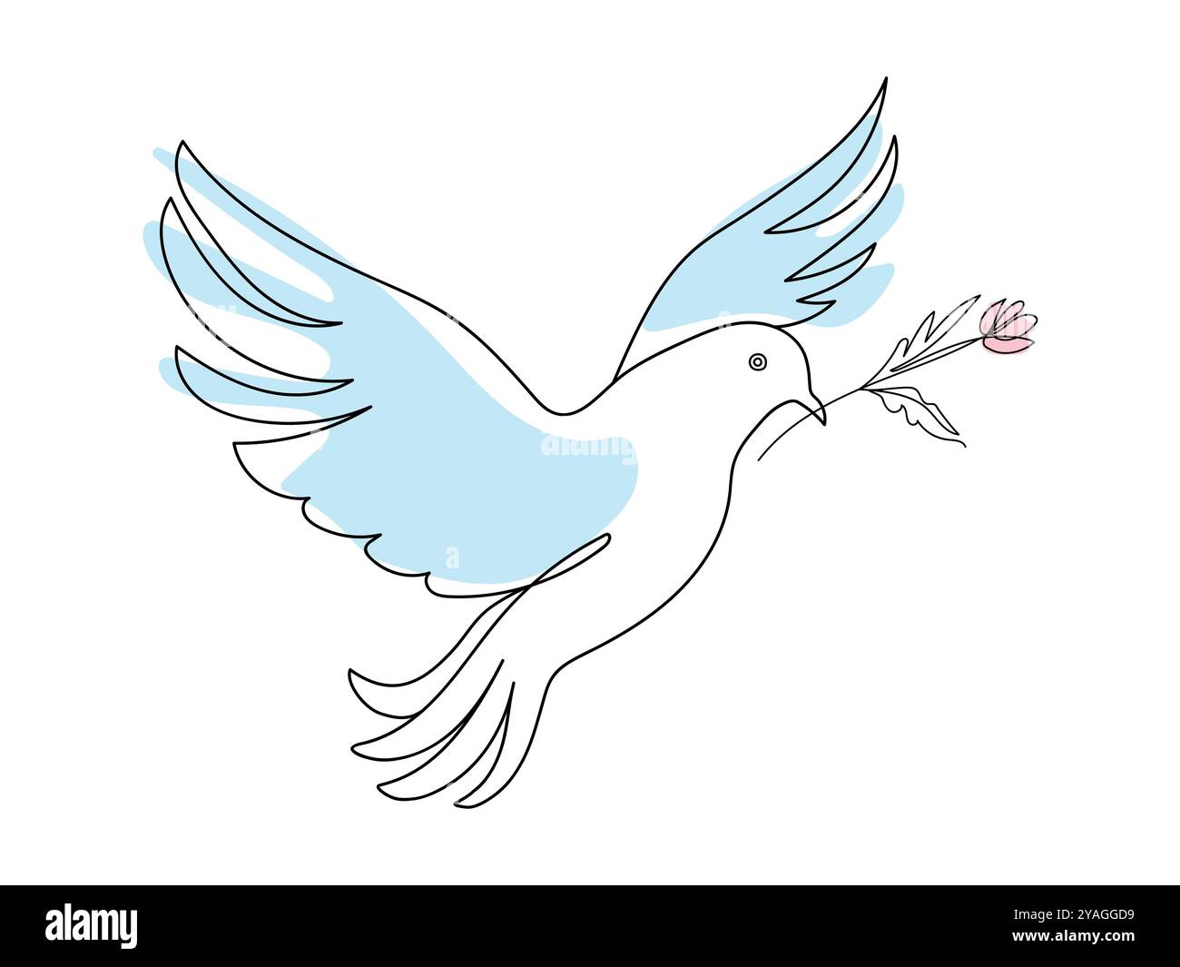 Peace Dove Drawing Easy
