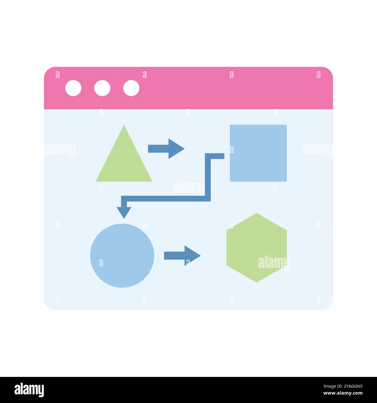 Monitor flow chart Stock Vector Images - Alamy