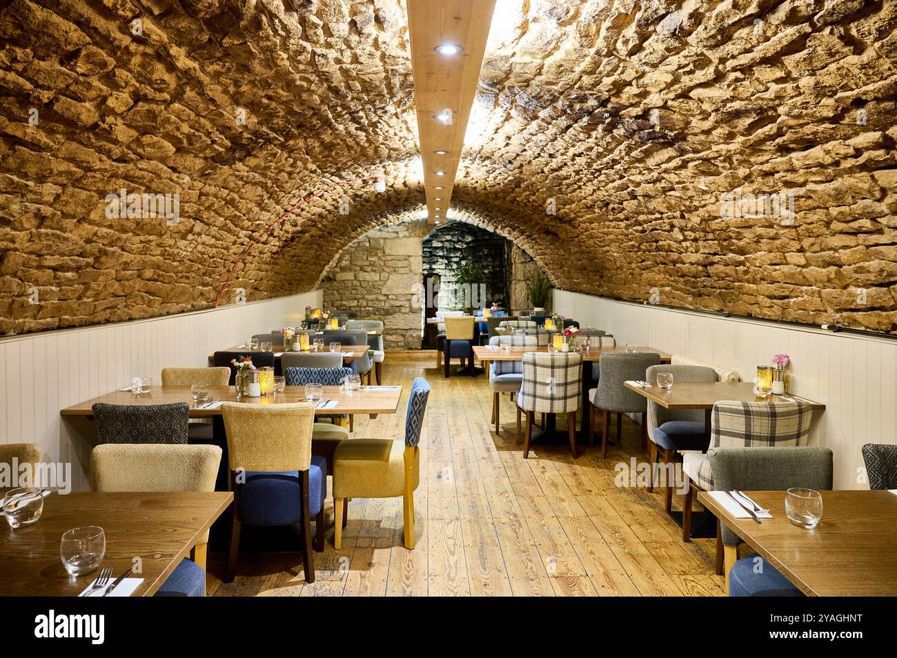 Interior of Merchant's restaurant and bar in Lancaster city centre ...