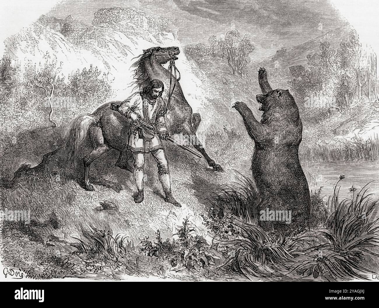 Bear hunting during Captain John Palliser's British North American ...