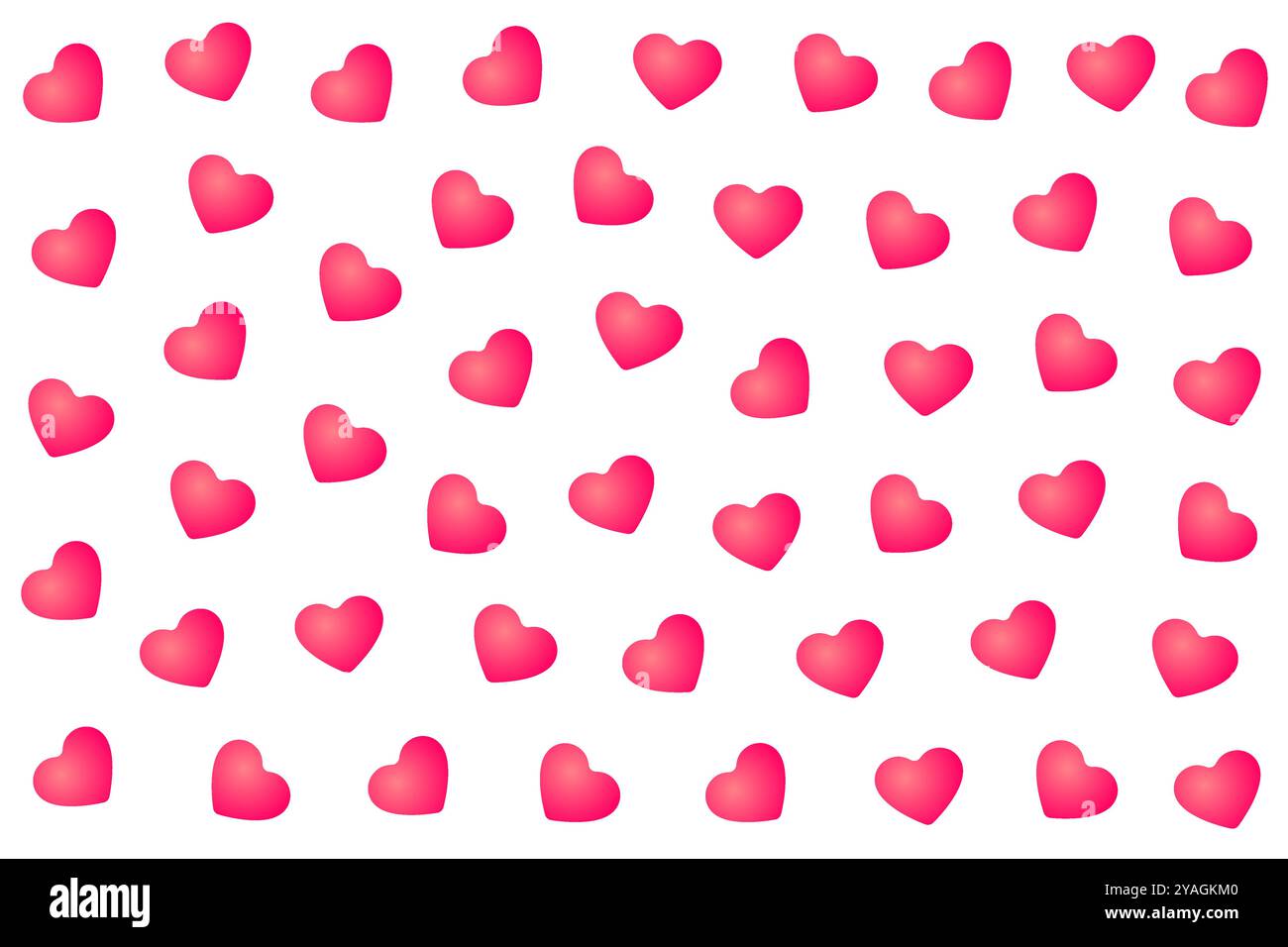 decorative and cute love heart pattern background design vector Stock ...