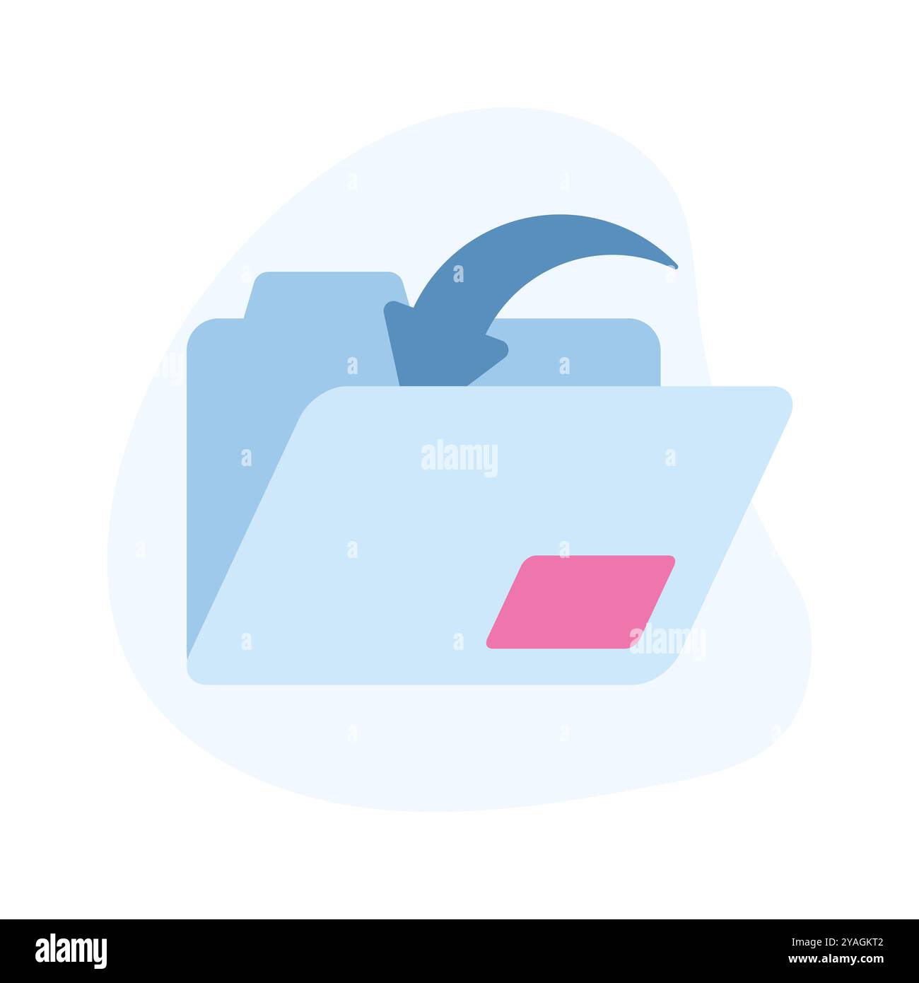 A beautiful vector of file with arrow is depicting data saving, ready ...