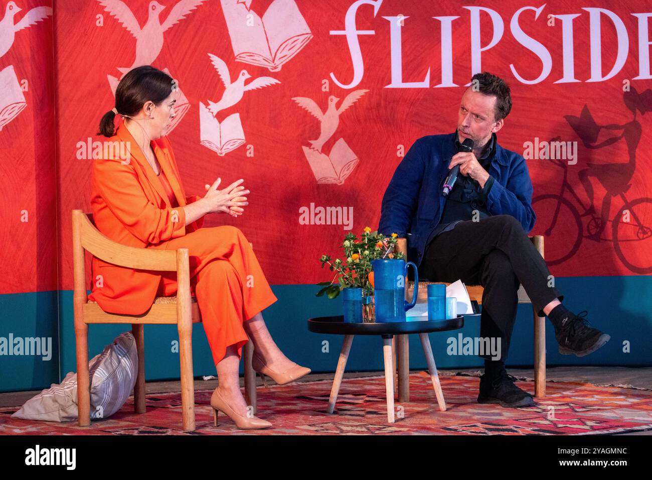 Rosie Holt MP is a comedy character who at the Flipside Festival was ...