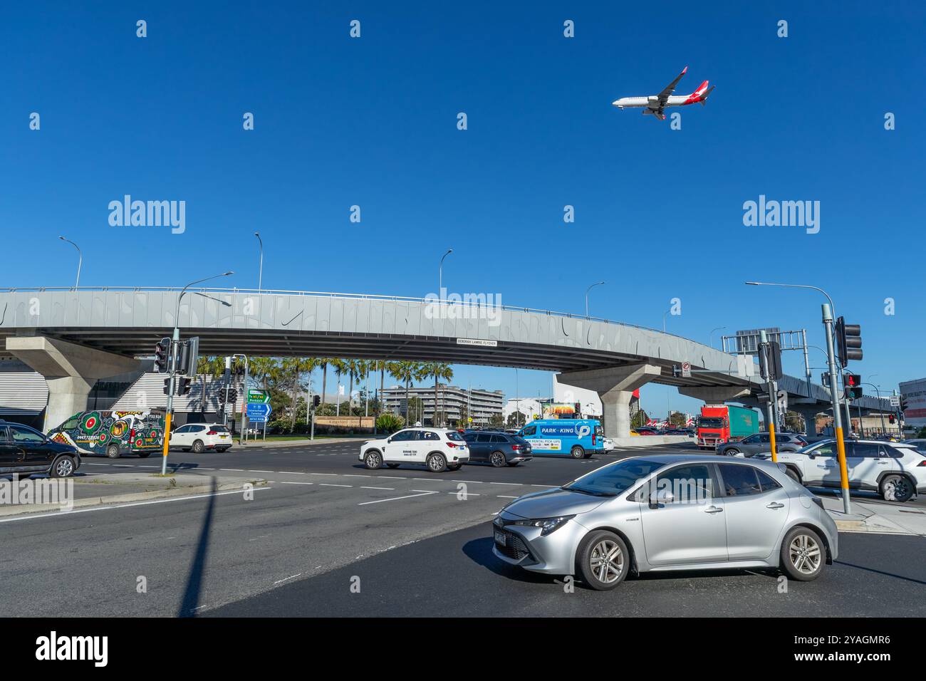 The new Deborah Lawrie Flyover, part of the Sydney Gateway at Sydney ...