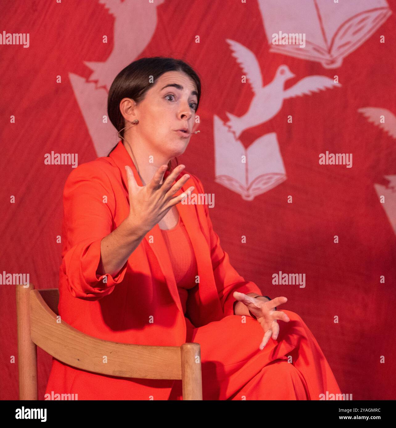 Rosie Holt MP is a comedy character who at the Flipside Festival was ...