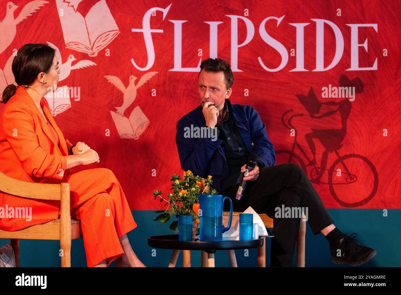 Rosie Holt MP is a comedy character who at the Flipside Festival was ...