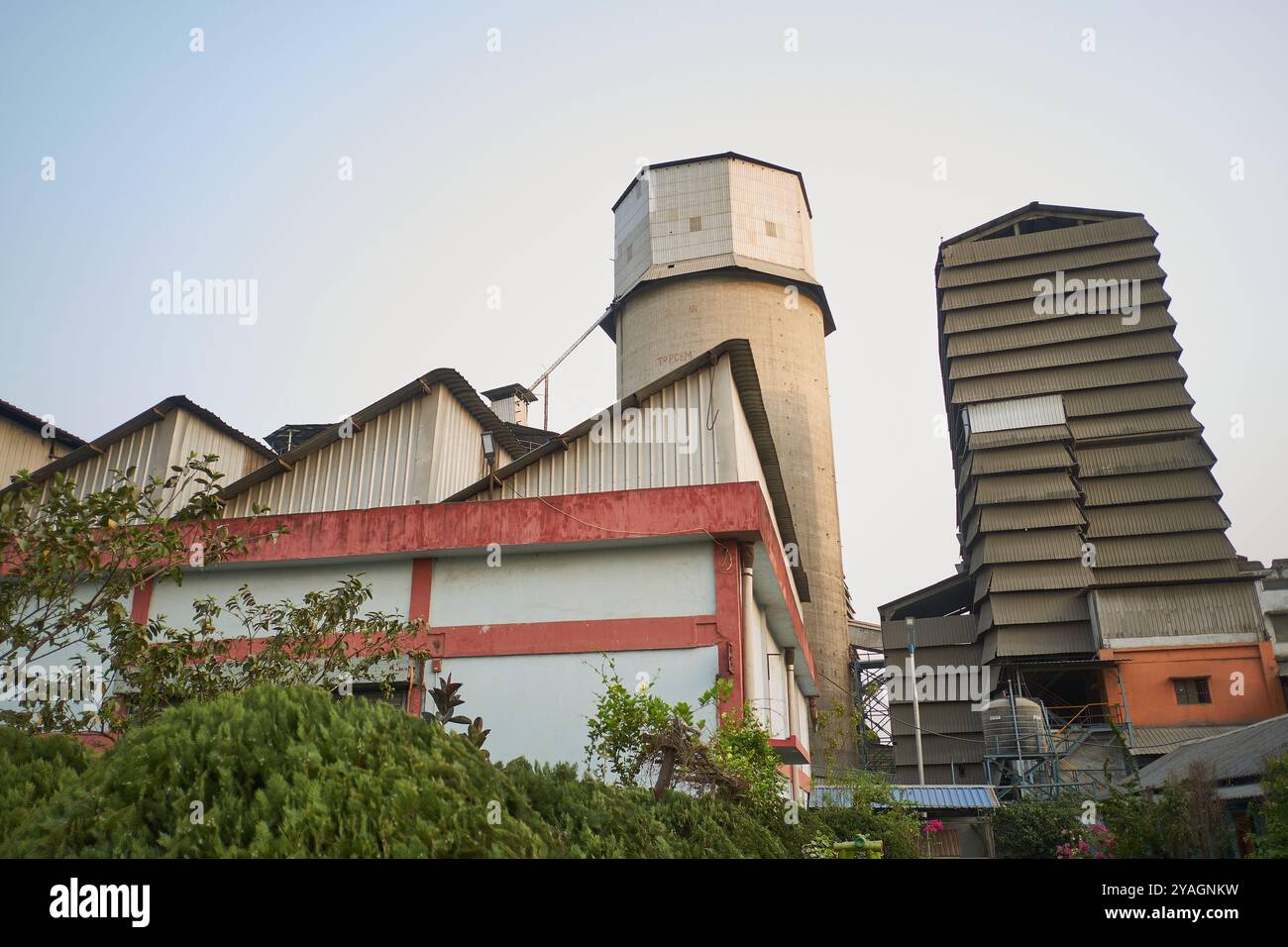 A cement factory in Assam, India. Concrete is the second most used ...