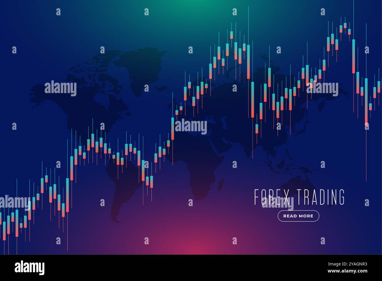 finance market graph background analyze data for profit and growth ...