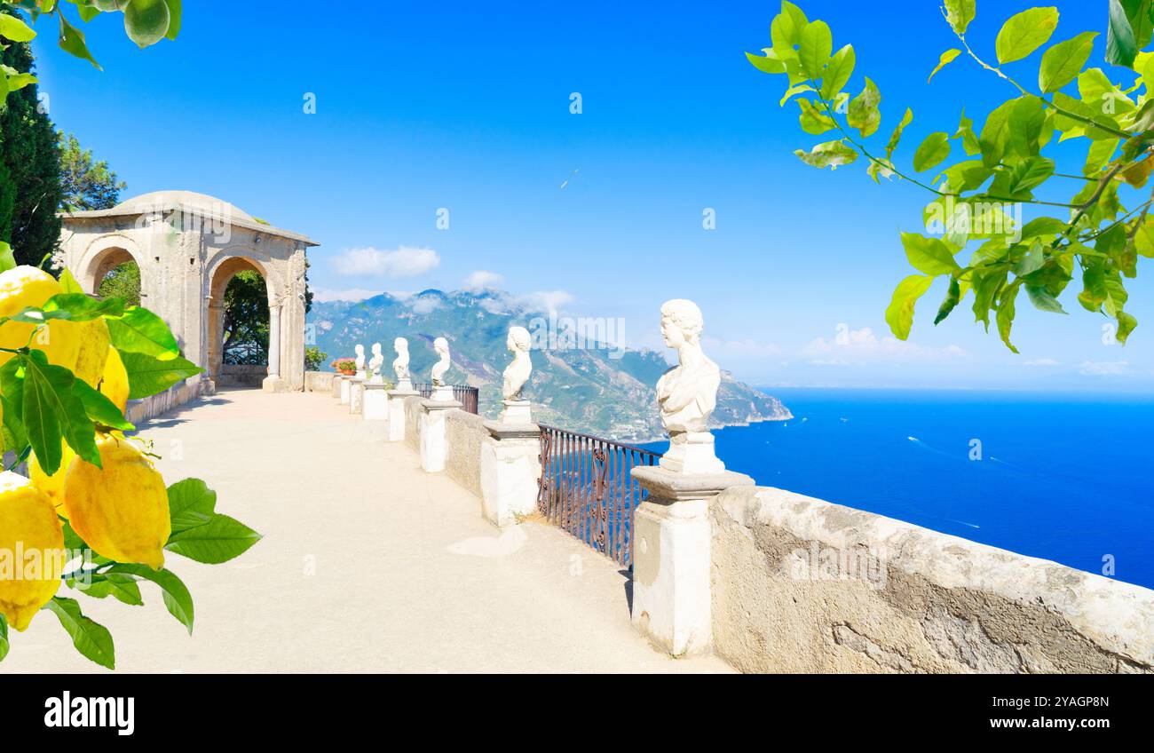 Ravello village, Amalfi coast of Italy Stock Photo - Alamy