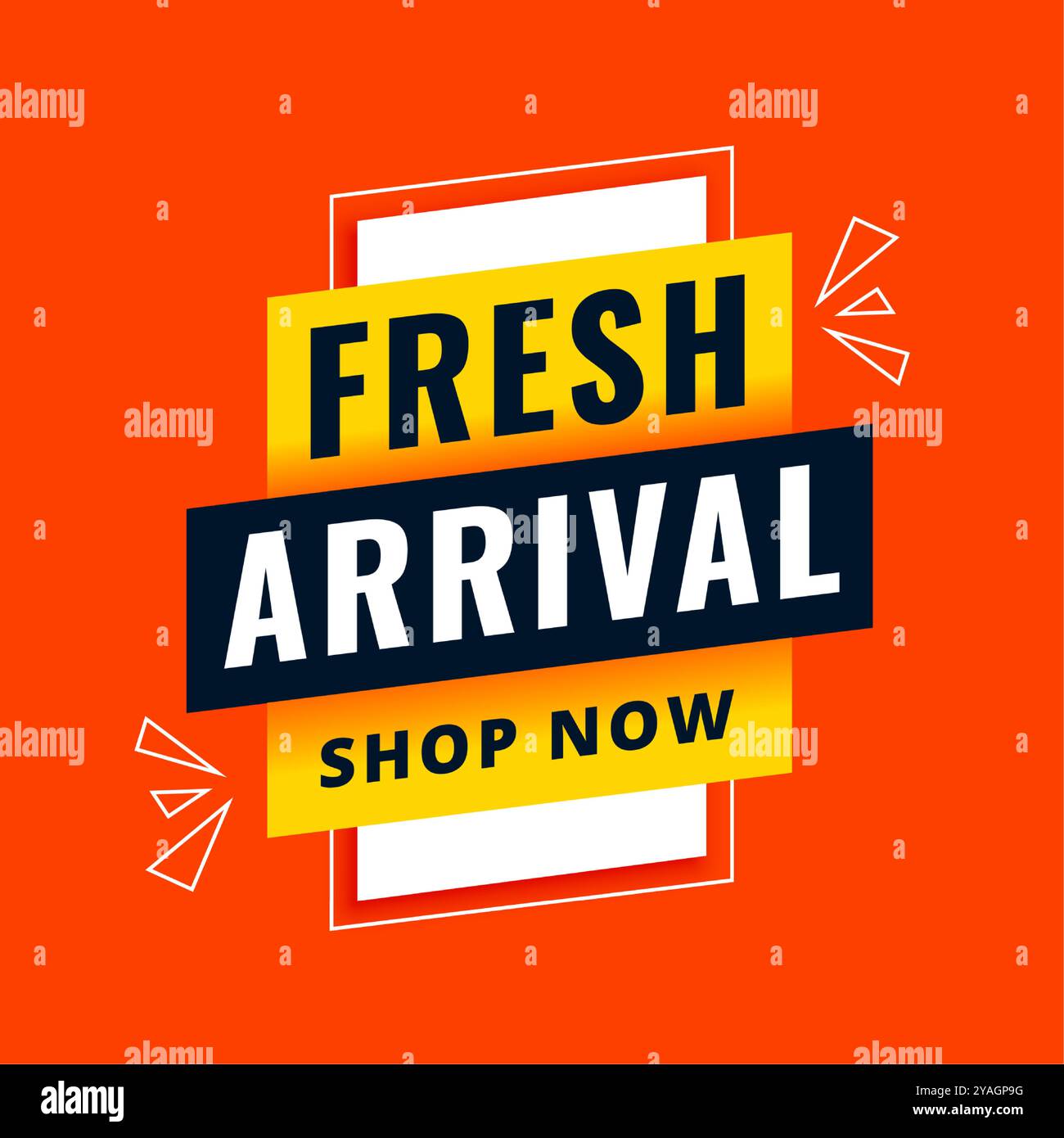 fresh arrivals sale background for online or retail store vector Stock ...