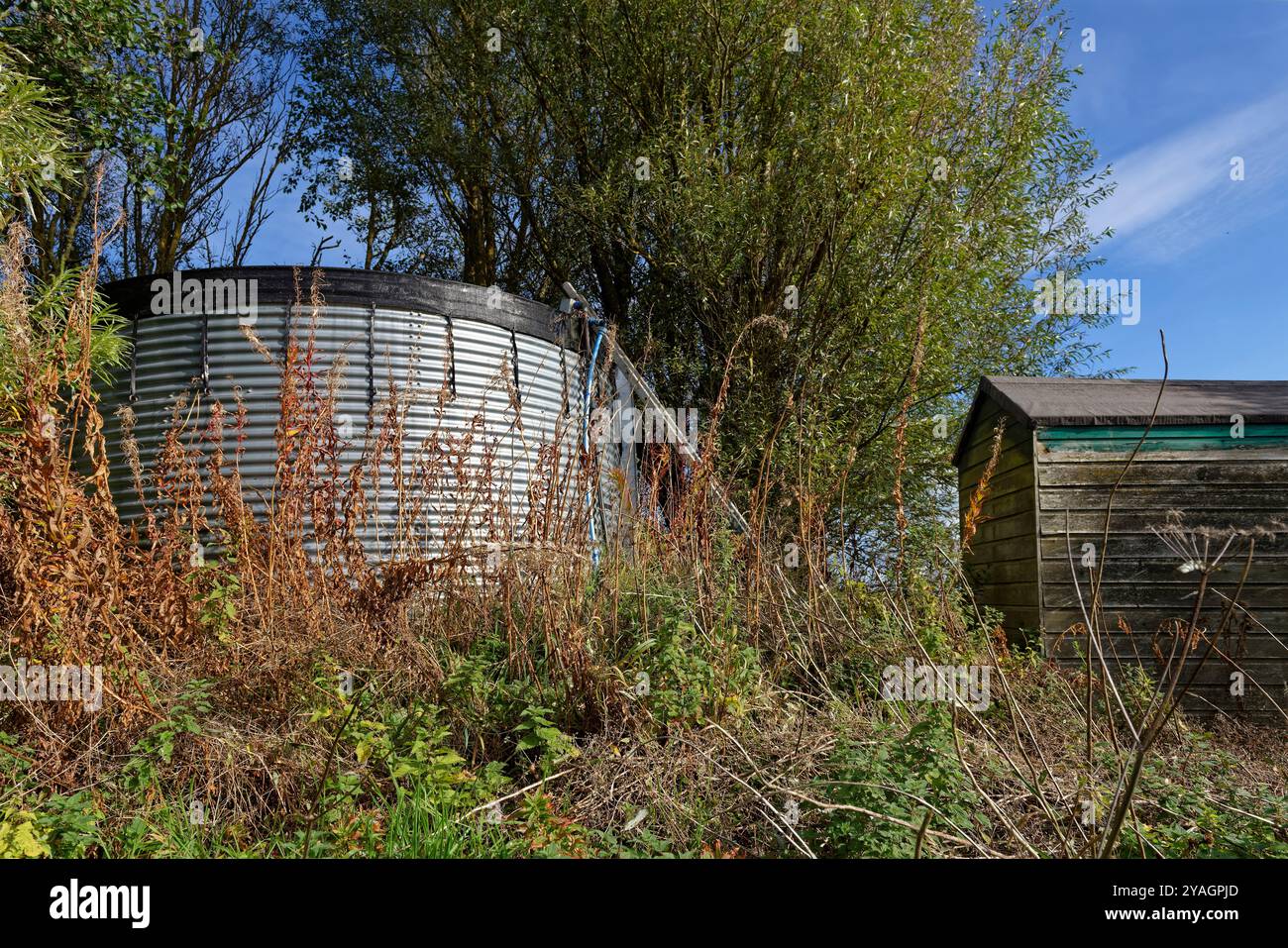 Corrugated plastic water tank hi-res stock photography and images - Alamy