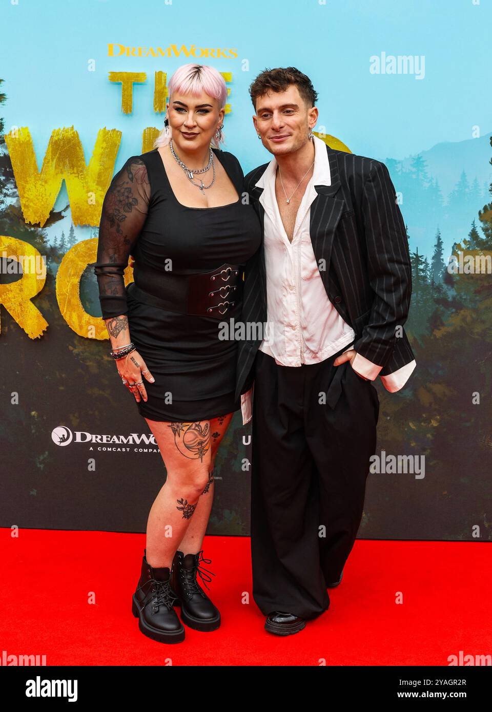 London, UK. 13th Oct, 2024. Leanne Clarke and Riyadh Khalaf attend the BFI London Film Festival ...