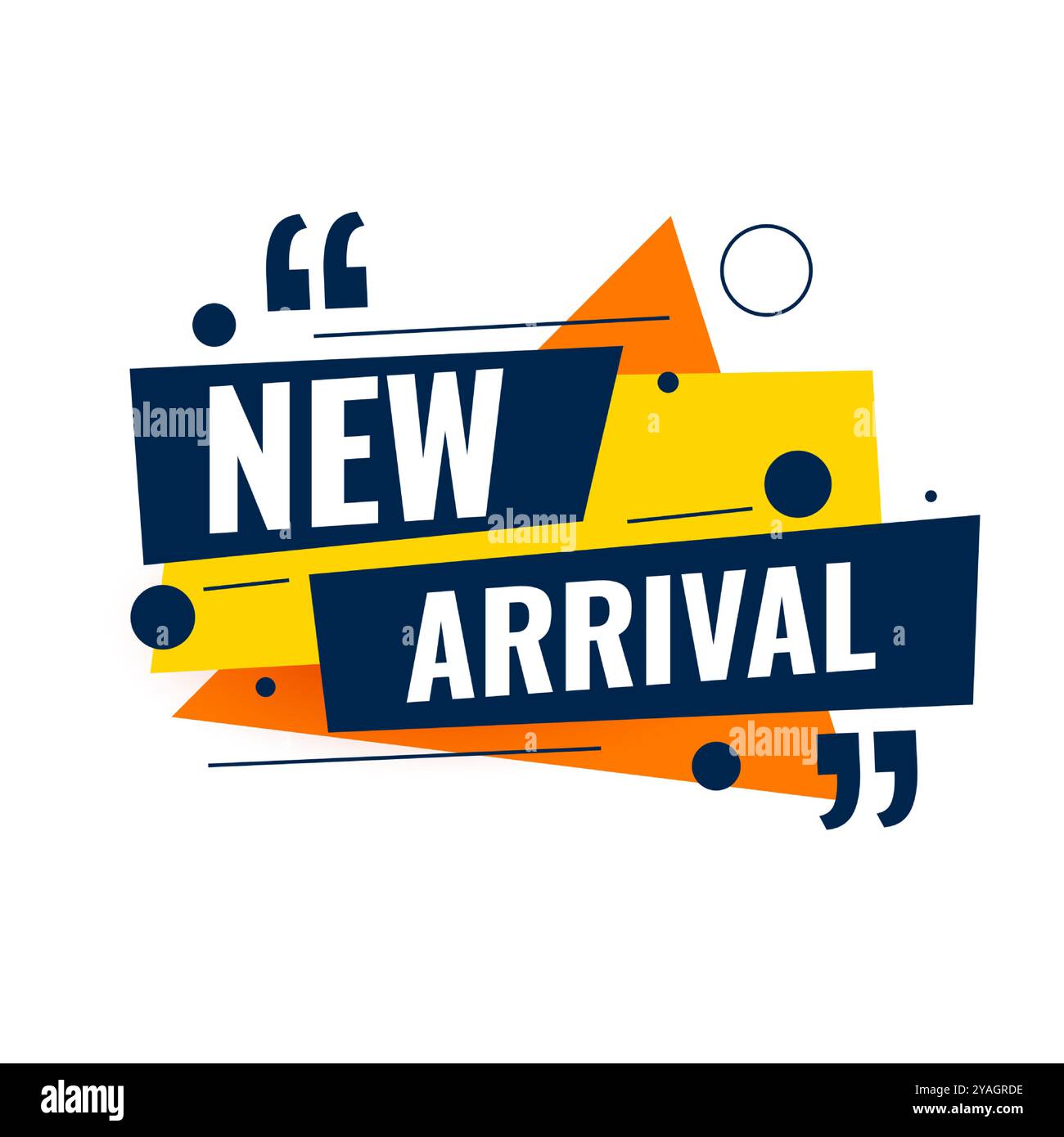latest and new arrival promo template in modern style vector Stock ...