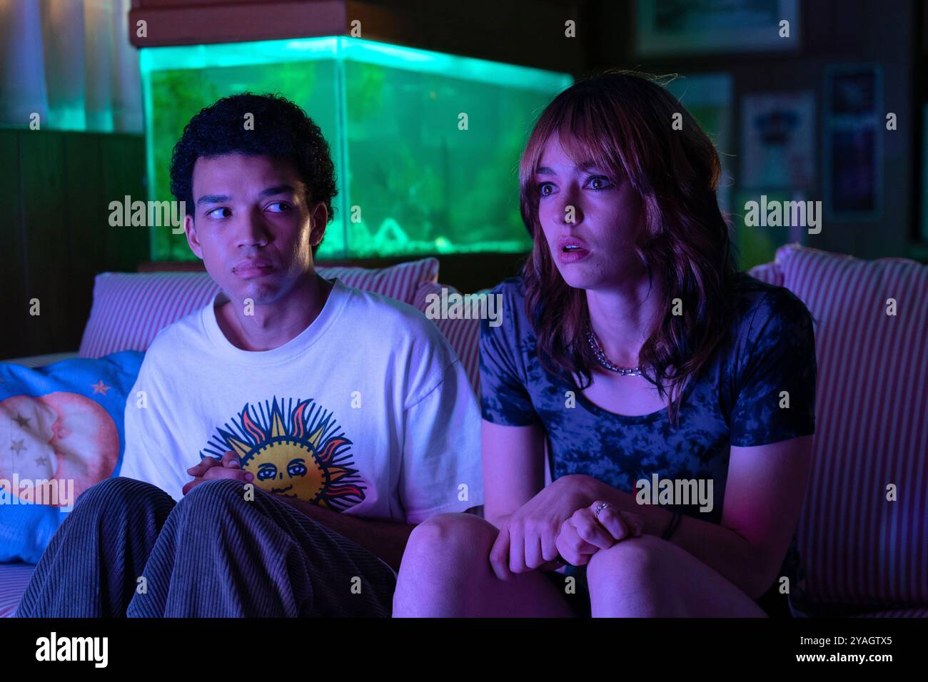 JUSTICE SMITH and BRIGETTE LUNDY-PAINE in I SAW THE TV GLOW (2024 ...