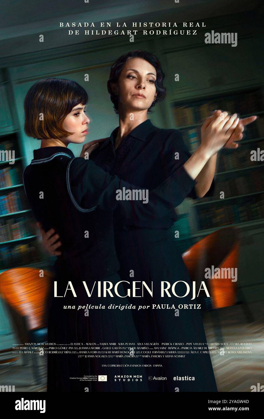 THE RED VIRGIN (2024) -Original title: LA VIRGEN ROJA-, directed by PAULA ORTIZ. Credit ...