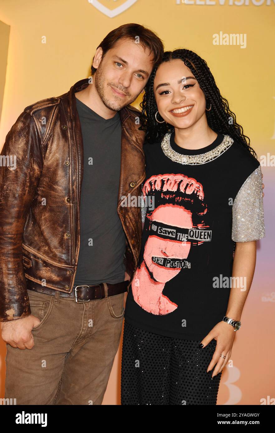 LOS ANGELES, CALIFORNIA - OCTOBER 10: (L-R) AJ Locascio and Gabrielle ...
