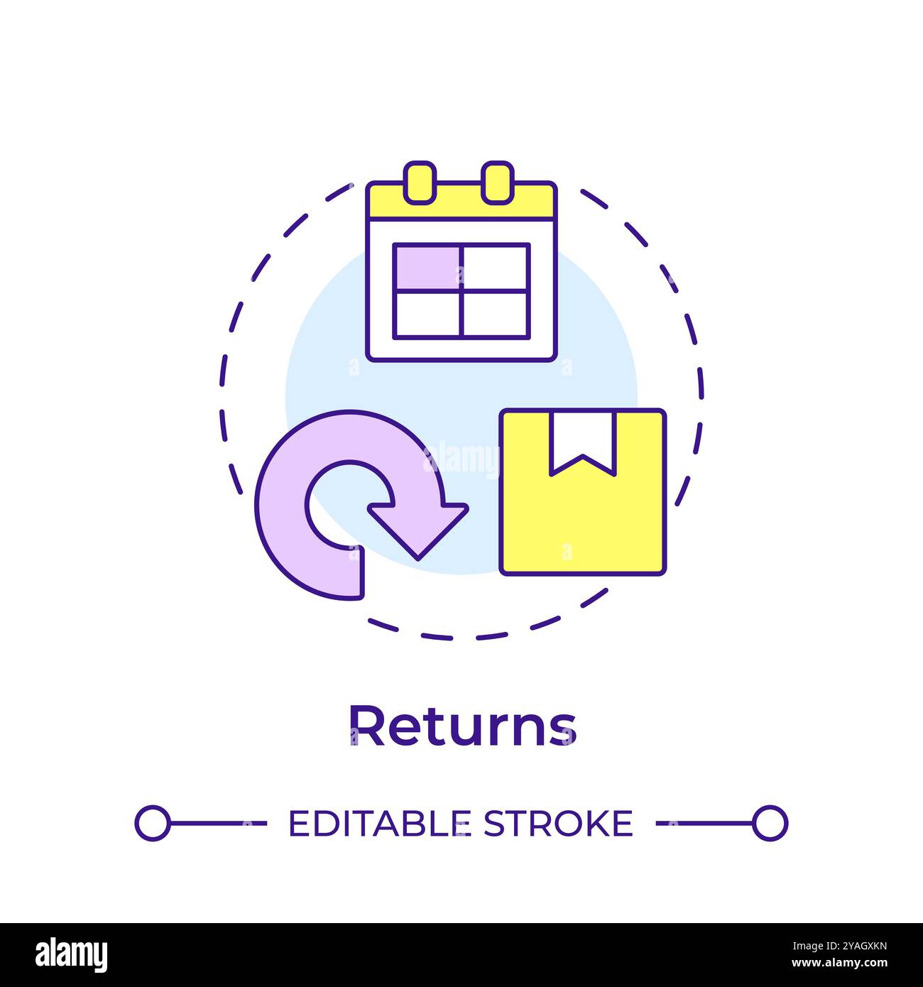 Multi color circle arrow hi-res stock photography and images - Alamy