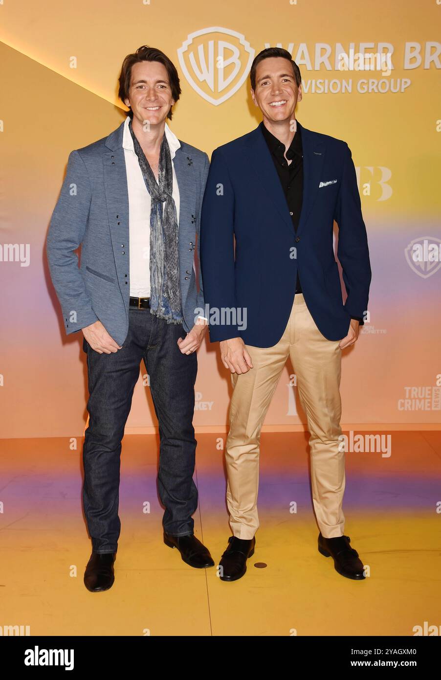 LOS ANGELES, CALIFORNIA - OCTOBER 10: (L-R) James Phelps and Oliver ...