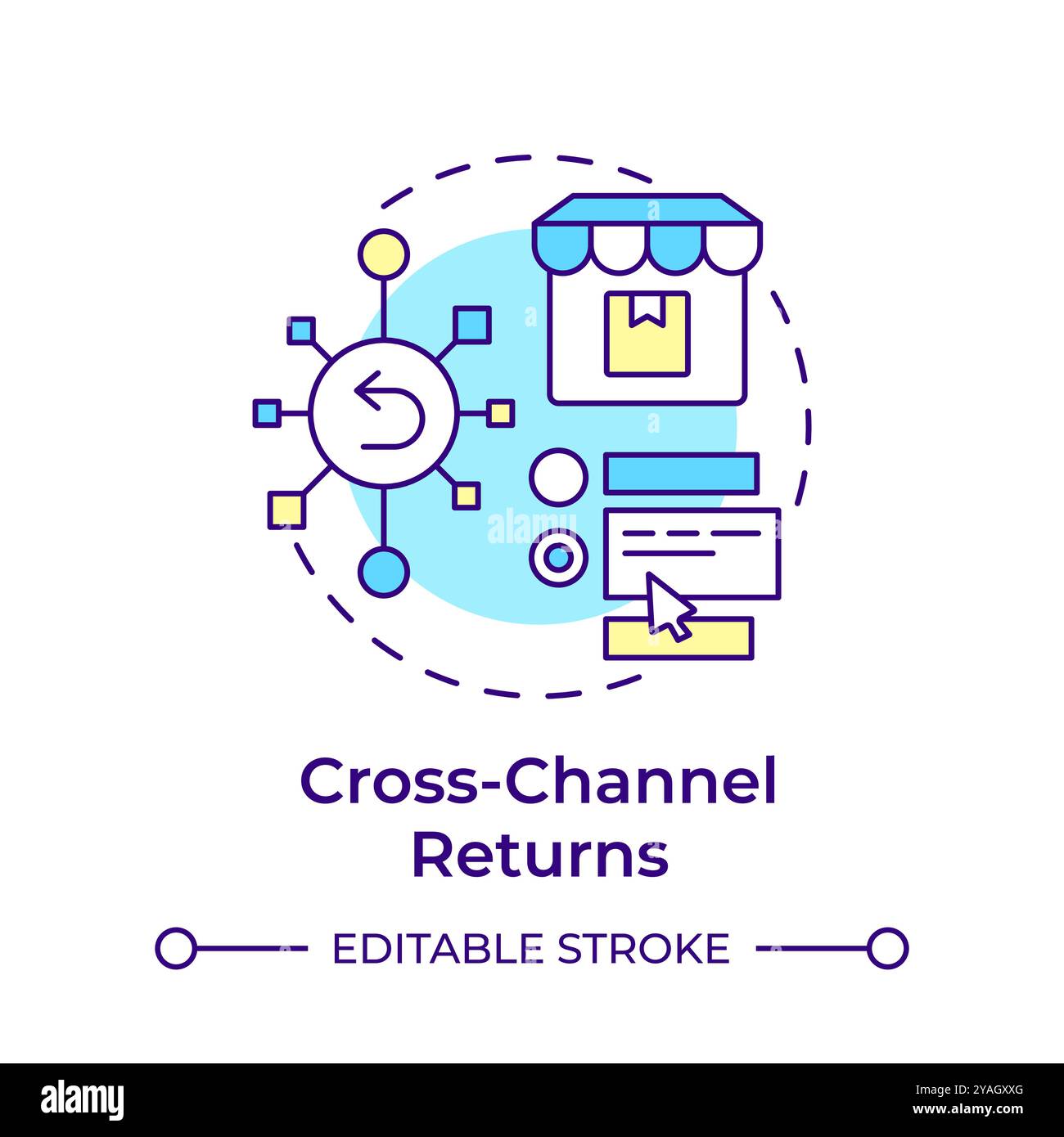 Multi channel strategy Stock Vector Images - Alamy