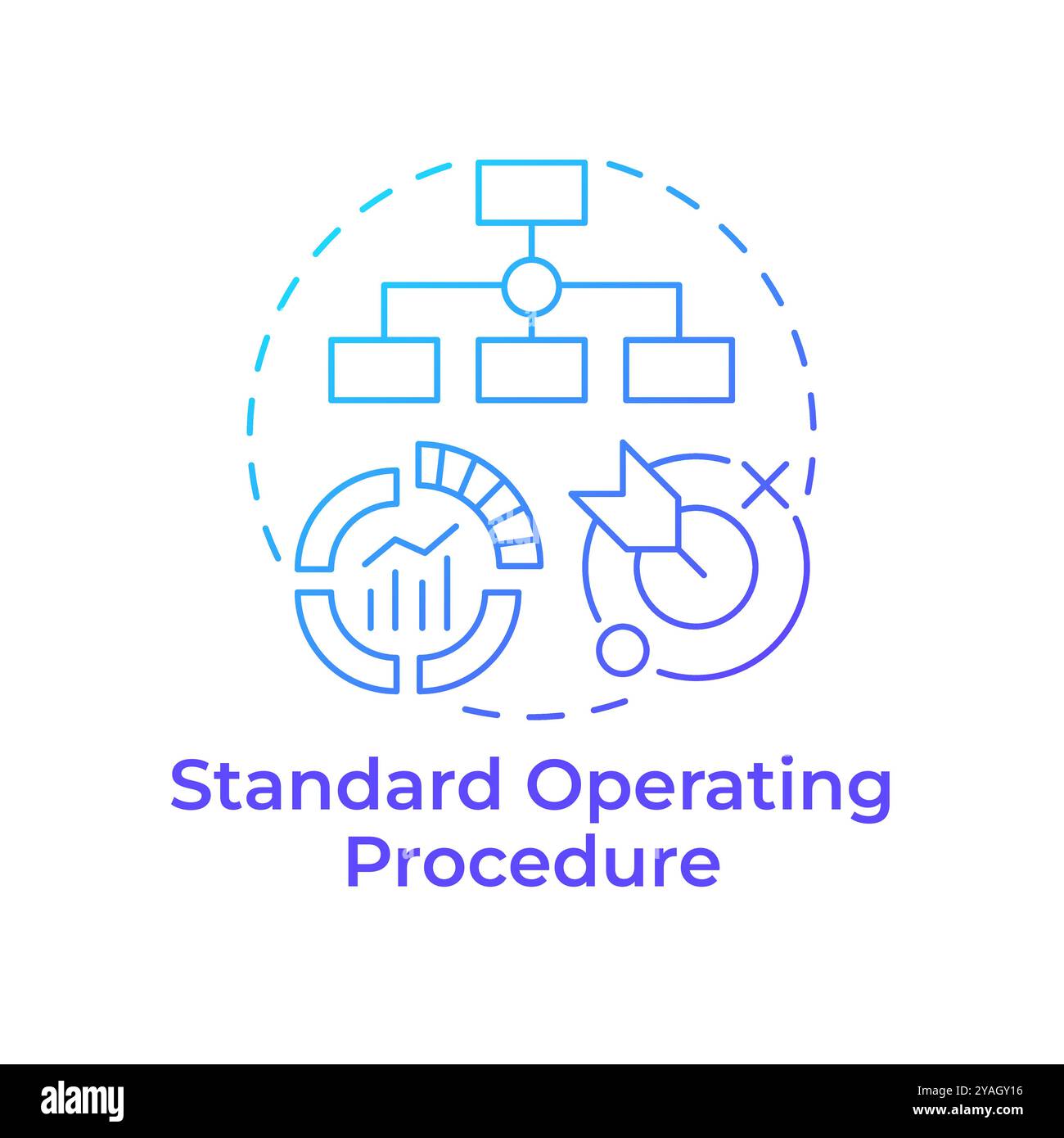 Standard operating procedure concept Stock Vector Images - Alamy