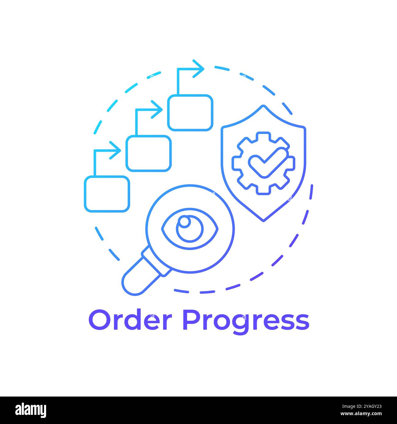 Order and progress Stock Vector Images - Alamy