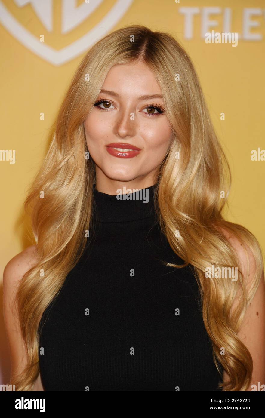 LOS ANGELES, CALIFORNIA - OCTOBER 10: Emily Dobson attends the Warner ...