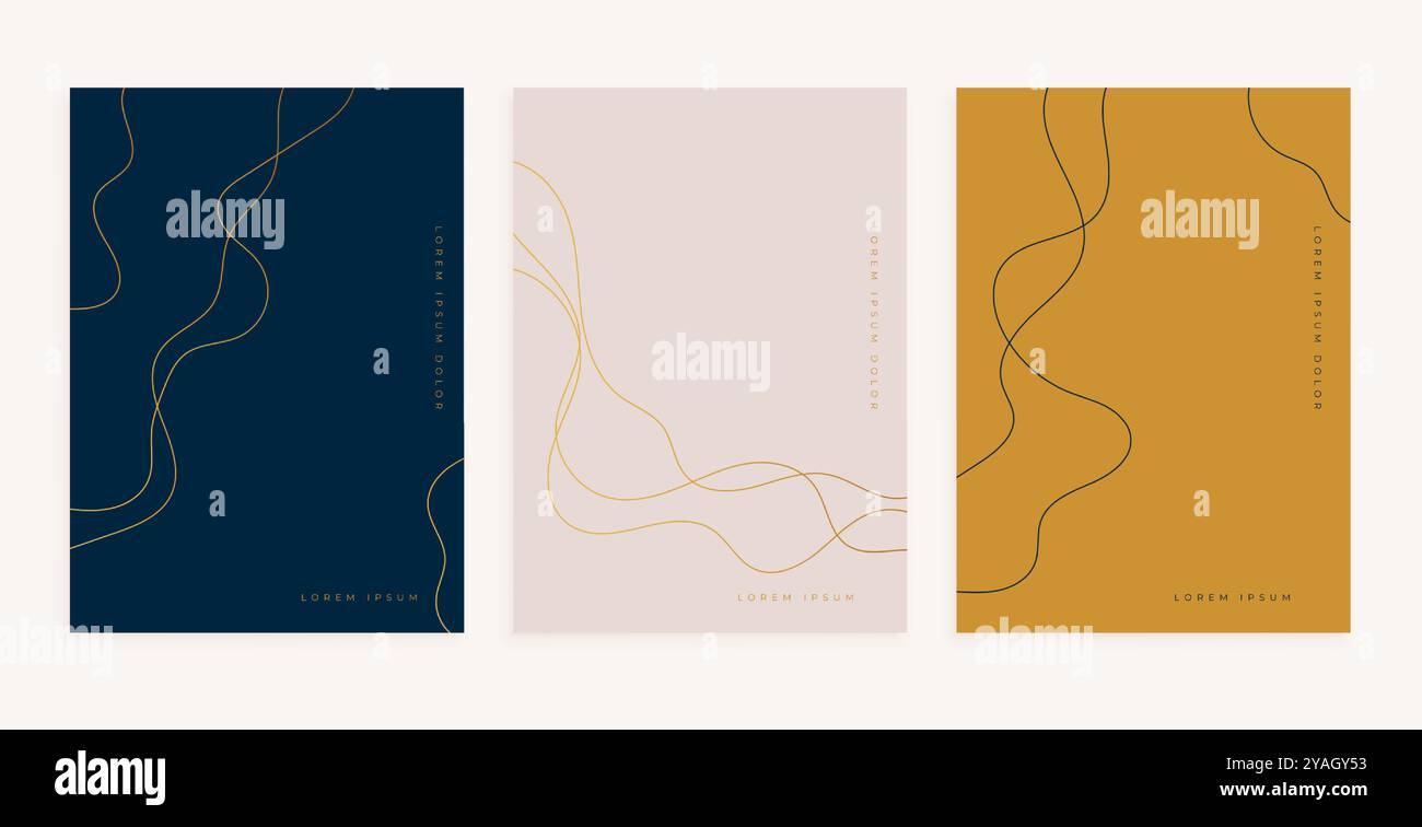 hand drawn abstract lines wallpaper in vintage style vector Stock ...