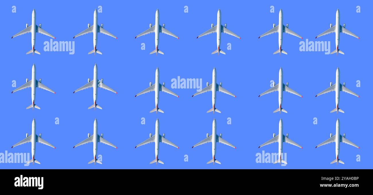 Aircraft icon pattern hi-res stock photography and images - Alamy