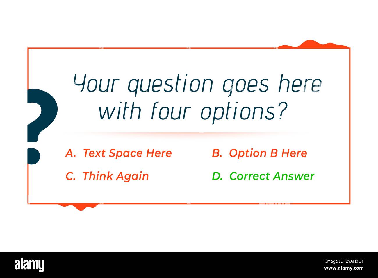 smart way to test your knowledge with multiple option quiz banner ...