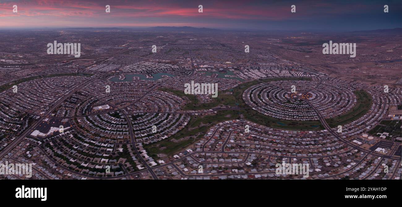 Arizona sun city aerial hi-res stock photography and images - Alamy
