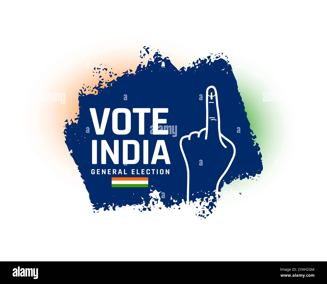indian general voting background for political campaign vector Stock ...
