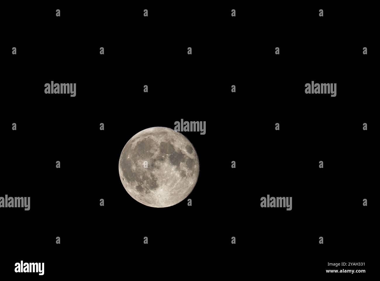 The September full moon is also known as the Harvest Moon, seen from ...