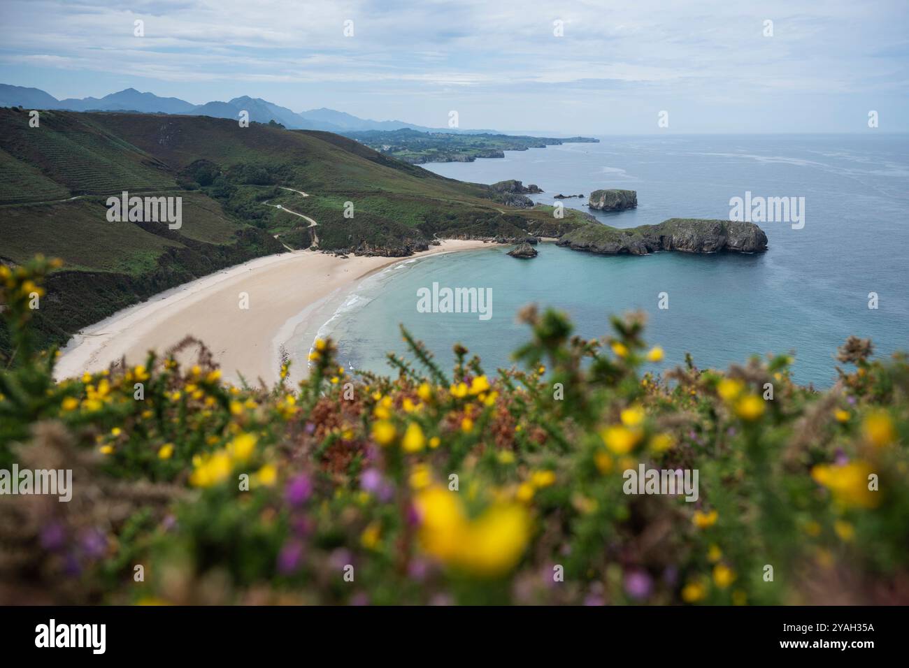 Playa Torimbia beach, Asturias, Spain Stock Photo - Alamy