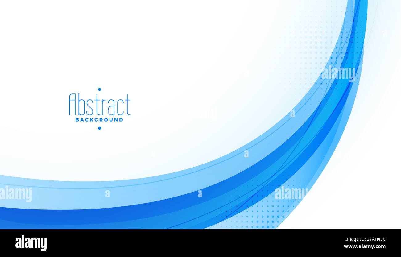 abstract and flowing blue wavy motion background for modern ...