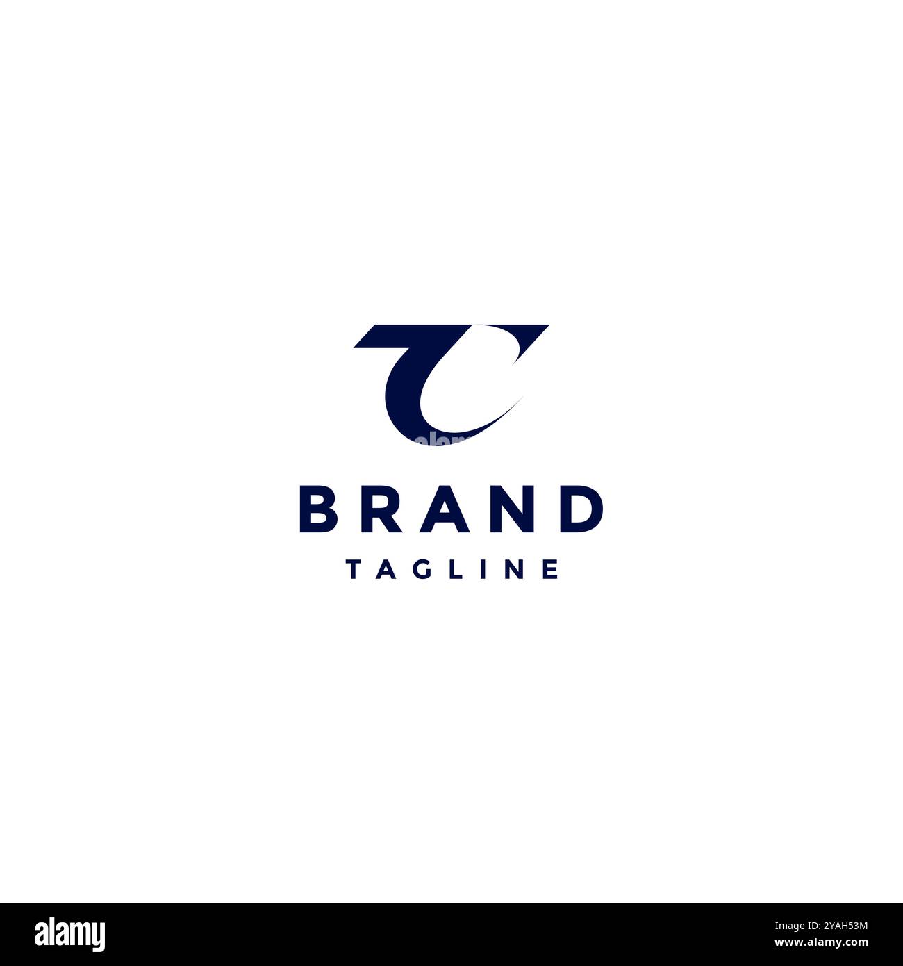 Modern Initial Letter T Logo Design. Arrow Up at the End of the Letter ...